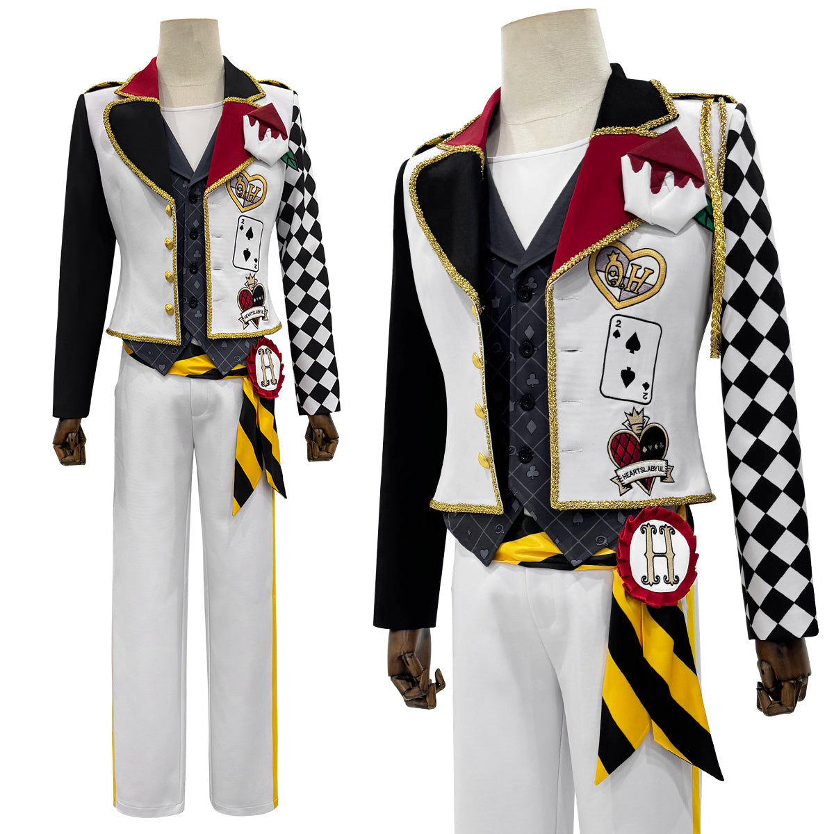 HOLOUN Twisted Game ‌Heartslabyul Cater Ace Trey Deuce Cosplay Costume ...