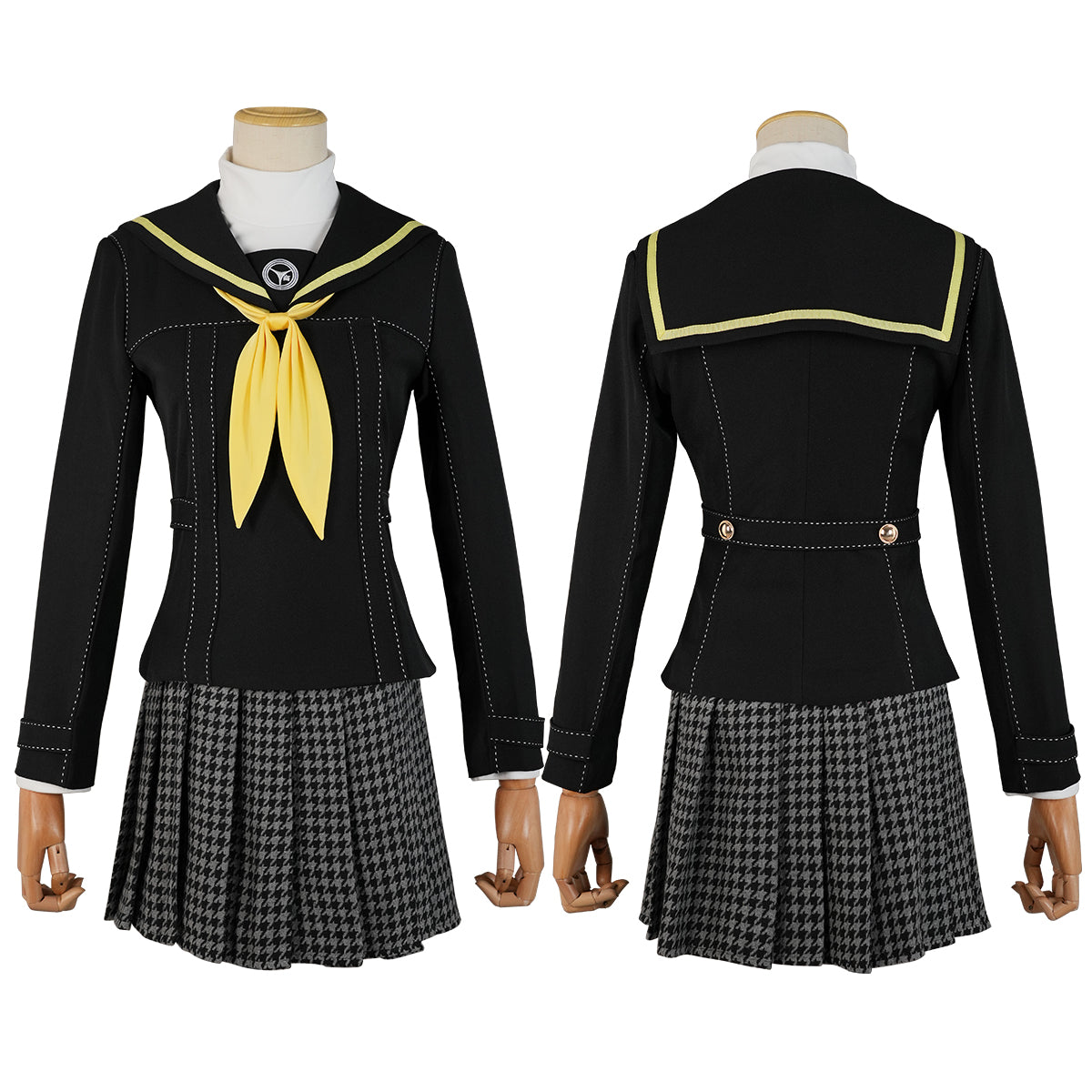 HOLOUN P4 Game Kujikawa Rise Cosplay Costume Embroidery School Badge S ...