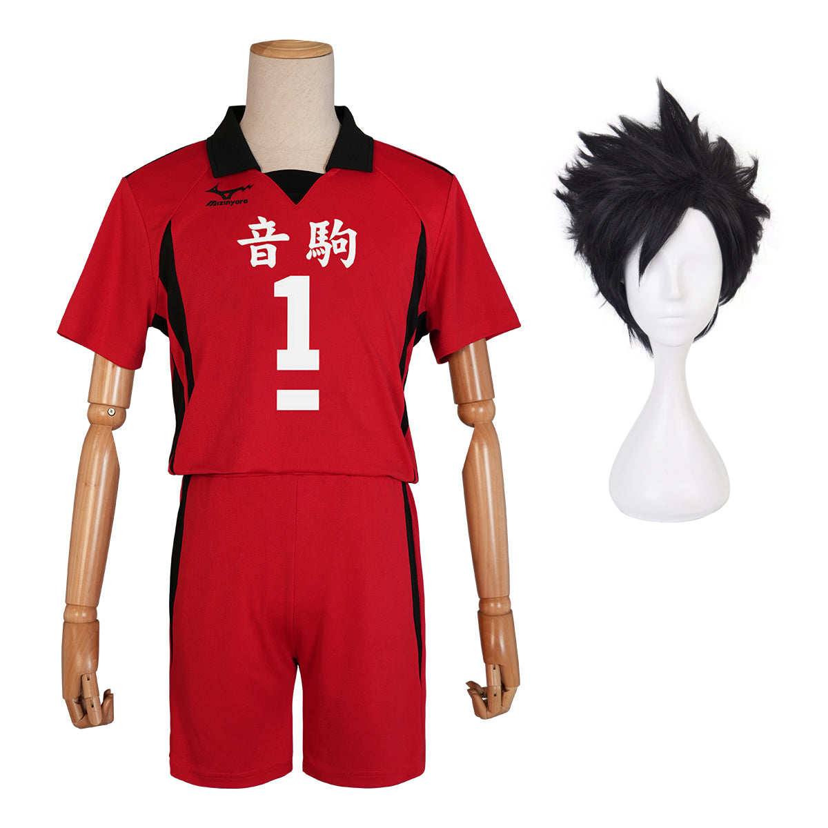 HOLOUN Haiky Anime Kuroo Tetsuro NO.1 Cosplay Costume Wig Nekoma High ...