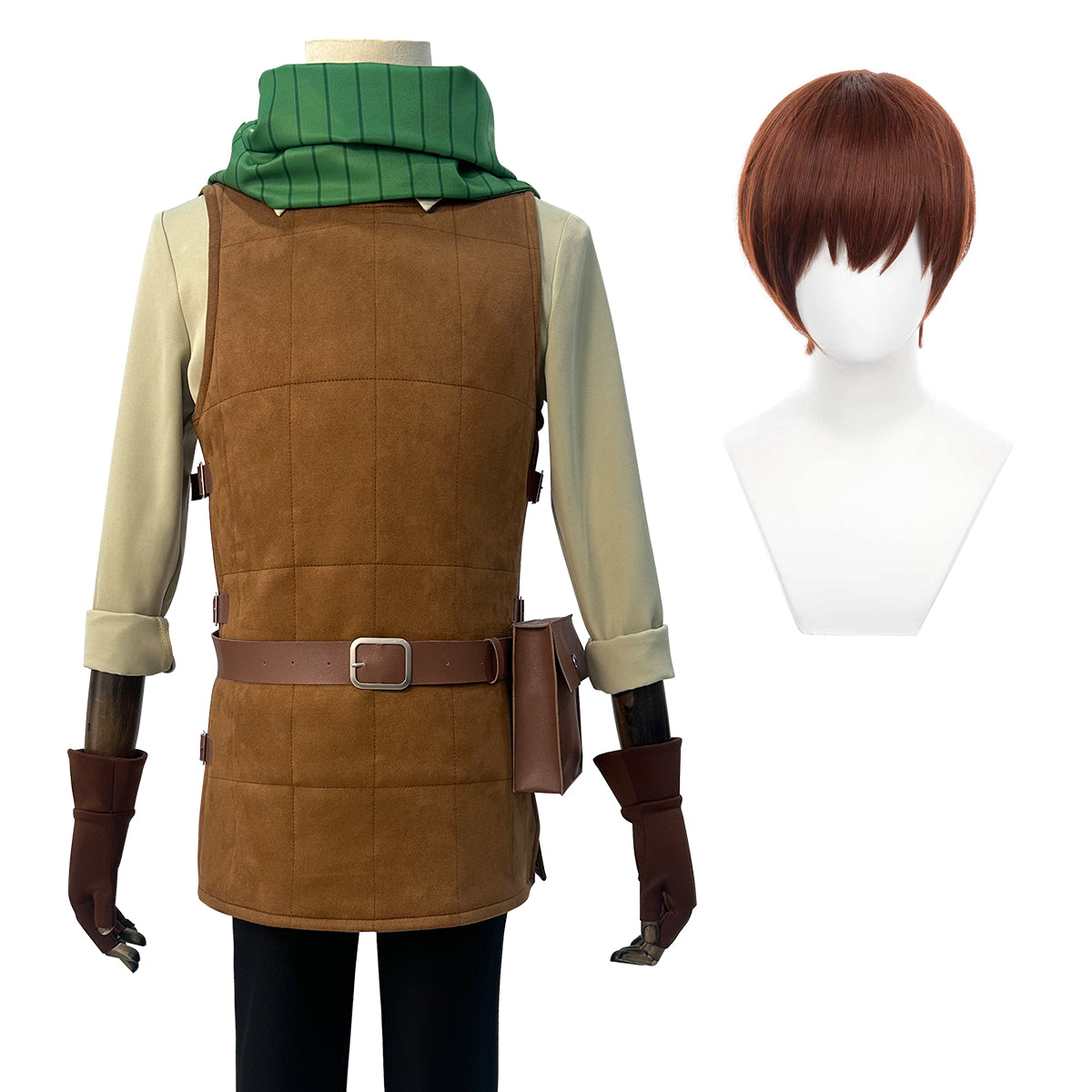 HOLOUN Delicious in Anime Chilchuck Tims Cosplay Costume Vest Shirt Pa ...