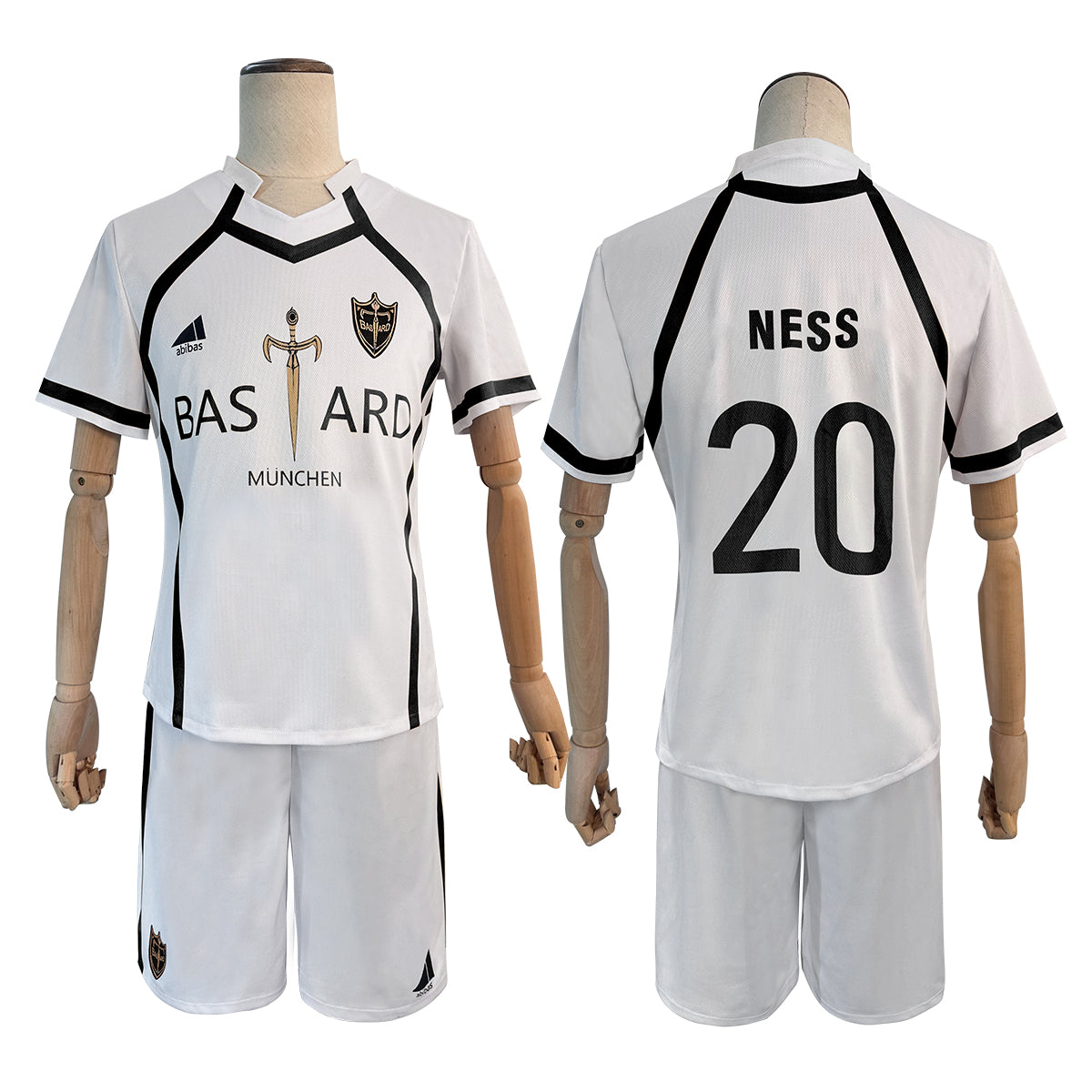 HOLOUN Blue Lock Anime Ness No.20 Cosplay Costume Bastard Munchen Embr ...