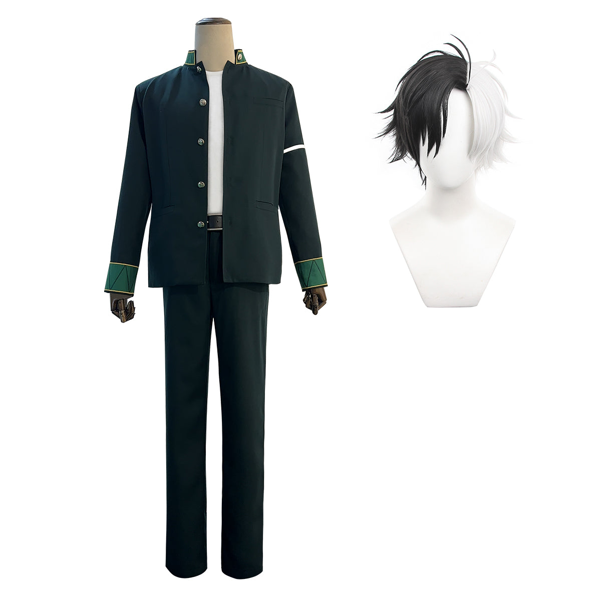 HOLOUN Wind Breaker Anime Haruka Sakura Cosplay Costume Wig School Uni ...