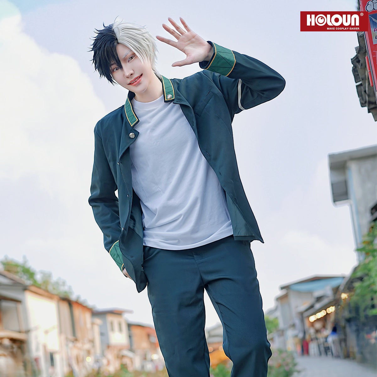 HOLOUN Wind Breaker Anime Haruka Sakura Cosplay Costume Wig School Uni ...