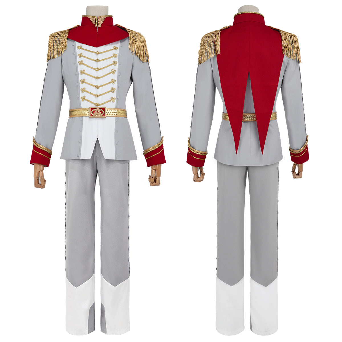 HOLOUN P5 Game Akechi Goro Cosplay Costume Wig Crow Grey Uniform Mask ...