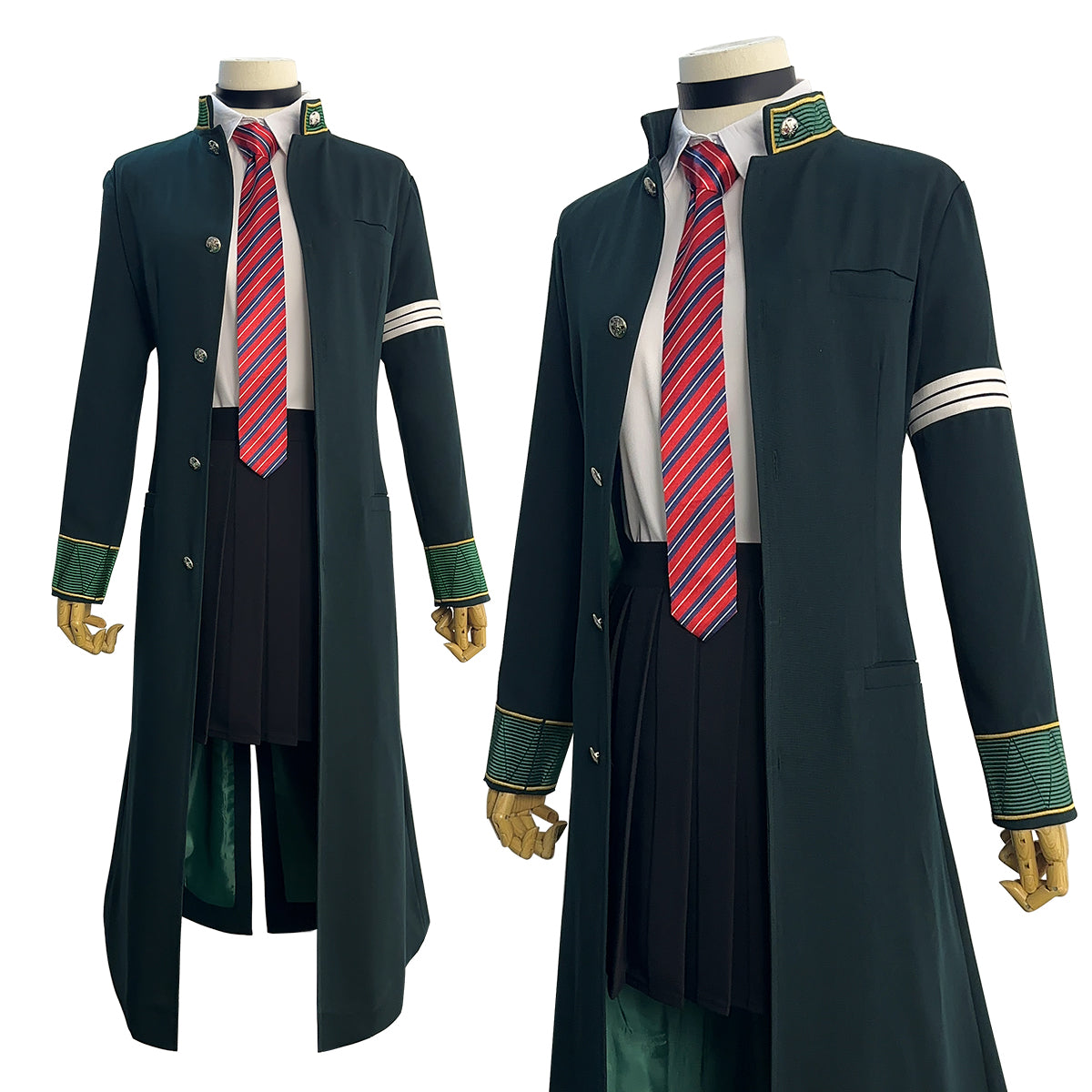 HOLOUN Wind Breaker Anime Tasuku Tsubakino Cosplay Costume Green Long ...