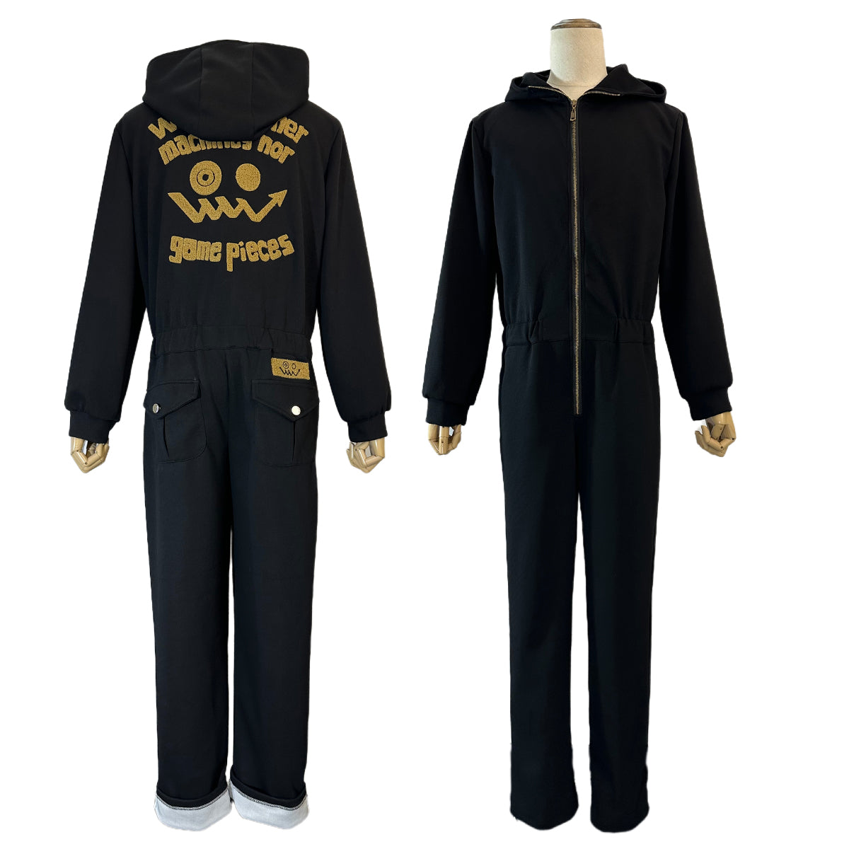 HOLOUN Heavenly Delusion Anime Maru Cosplay Costume Black Jumpsuits Wi ...