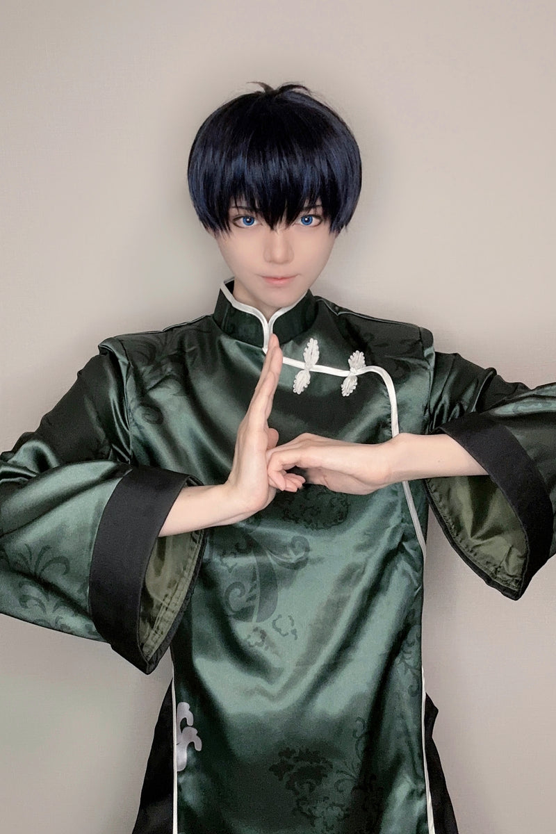 HOLOUN Blue Lock Anime Isagi Cosplay China Costume Kung Fu Tang Suit W ...