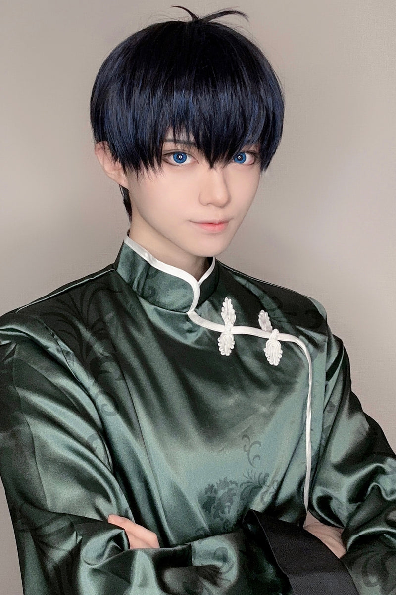 HOLOUN Blue Lock Anime Isagi Cosplay China Costume Kung Fu Tang Suit W ...