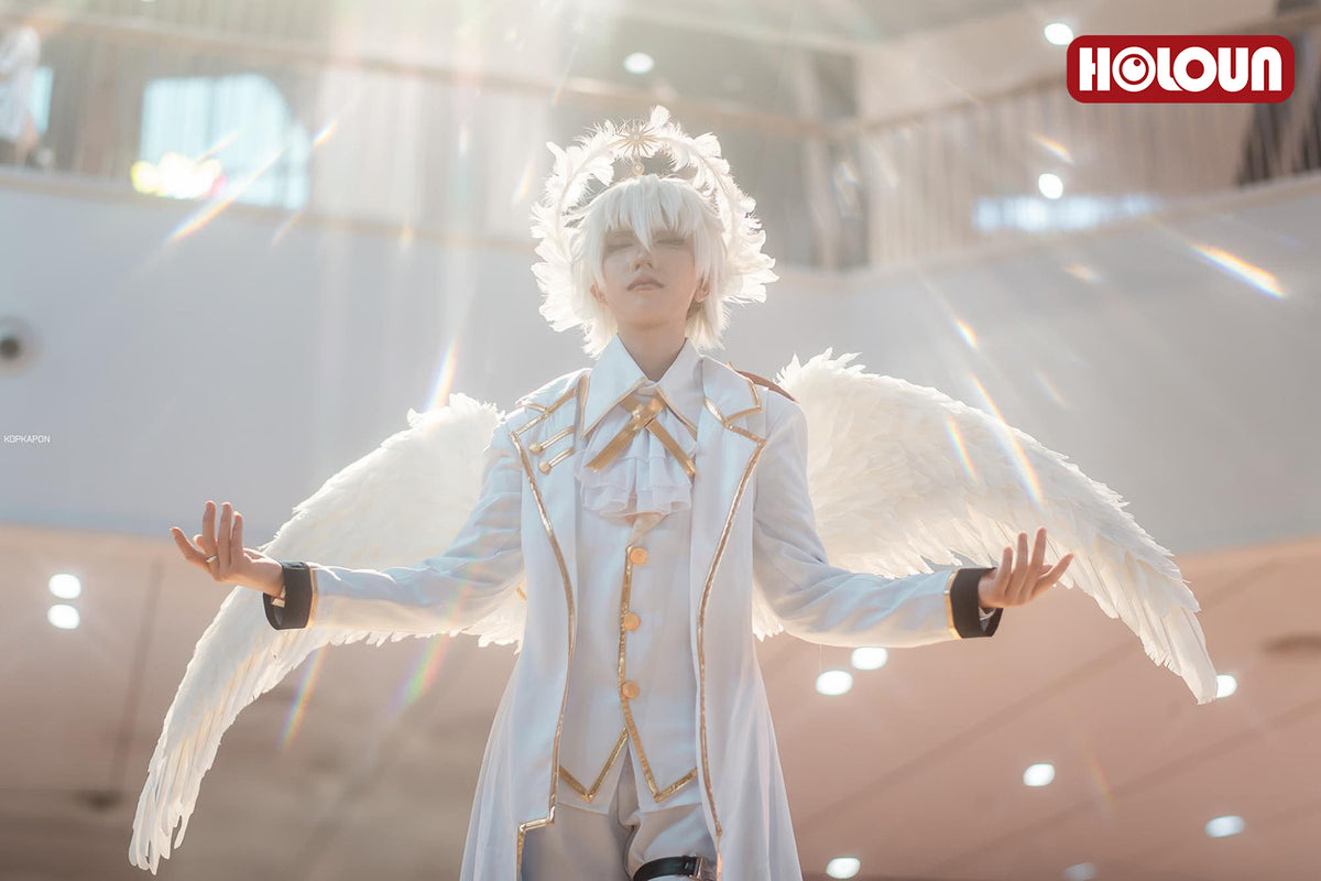 HOLOUN Blue Lock Anime NAGI Cosplay Costume Wig Angels and Demons Seri ...
