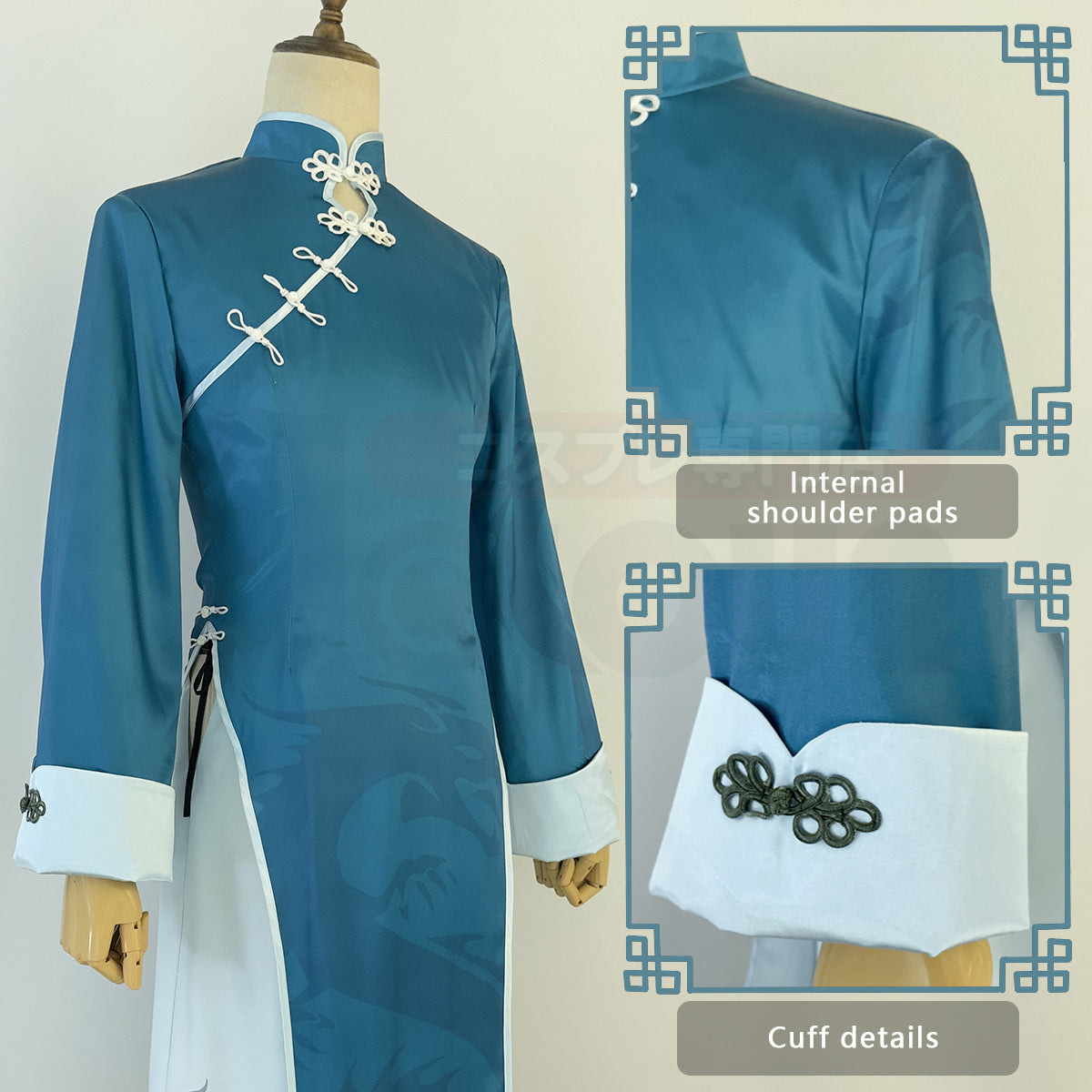 HOLOUN Blue Lock Anime Kaiser Cosplay China Costume Wig Kung Fu Tang S ...