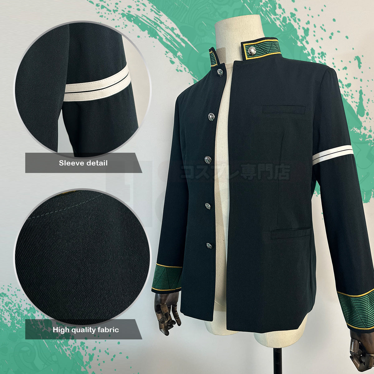 HOLOUN Wind Breaker Anime Kaji Ren Cosplay Costume Jacket Sophomore Sc ...