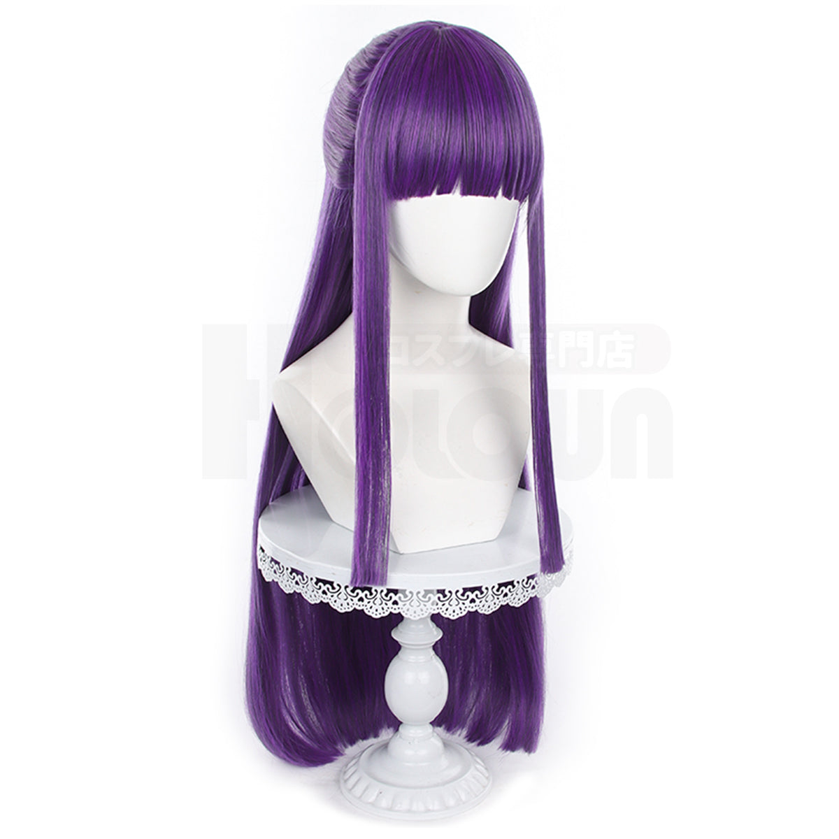 HOLOUN Frieren Beyond Journey's End Anime Fren Cosplay Wig Long Purple ...