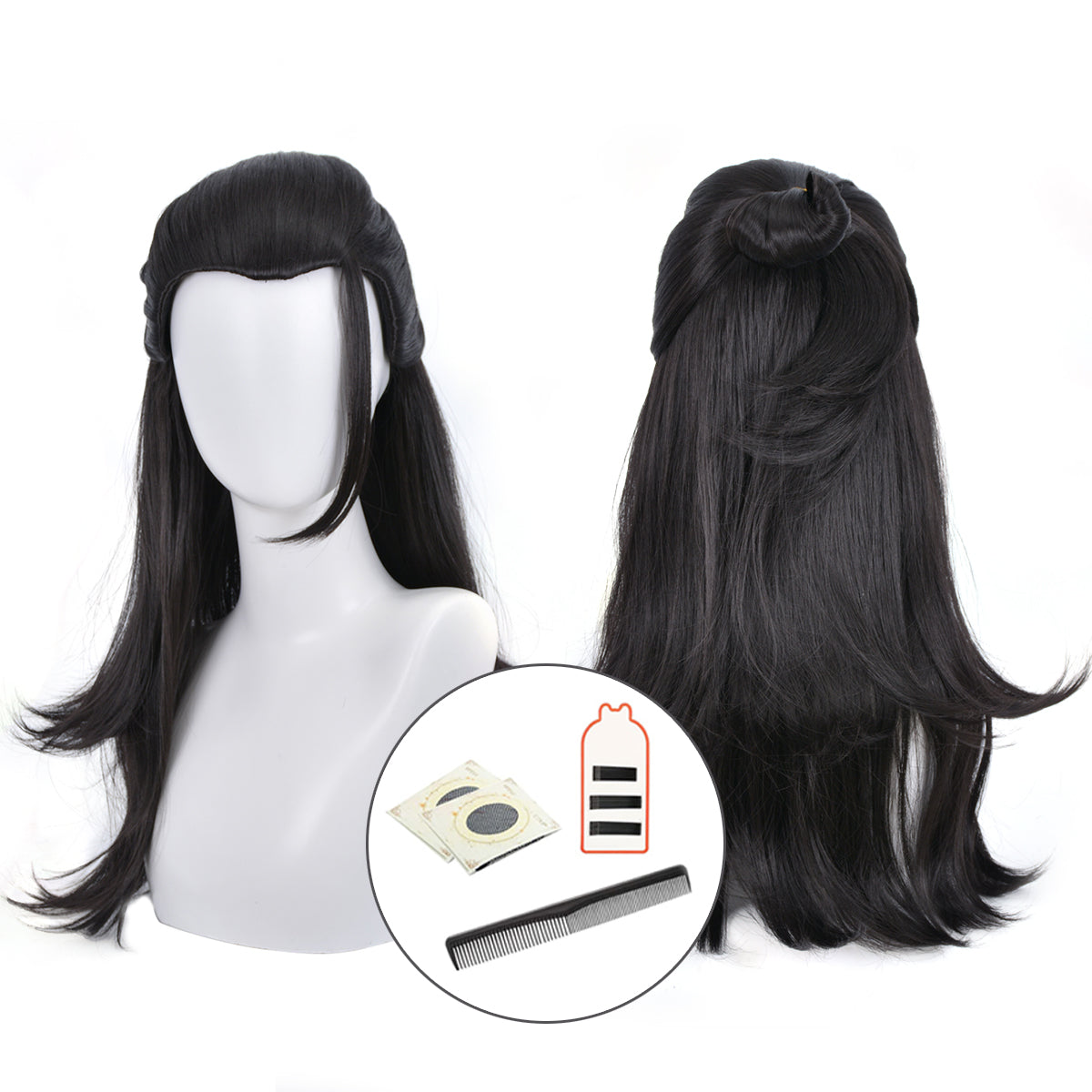 HOLOUN Jujutsu JJK Anime Suguru Geto Cosplay Wig Untied Rose Net Synth ...