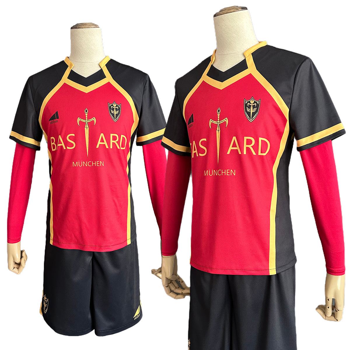 HOLOUN Anime Cosplay Costume No.50 Kunigami Bastard Munchen Embroidery ...