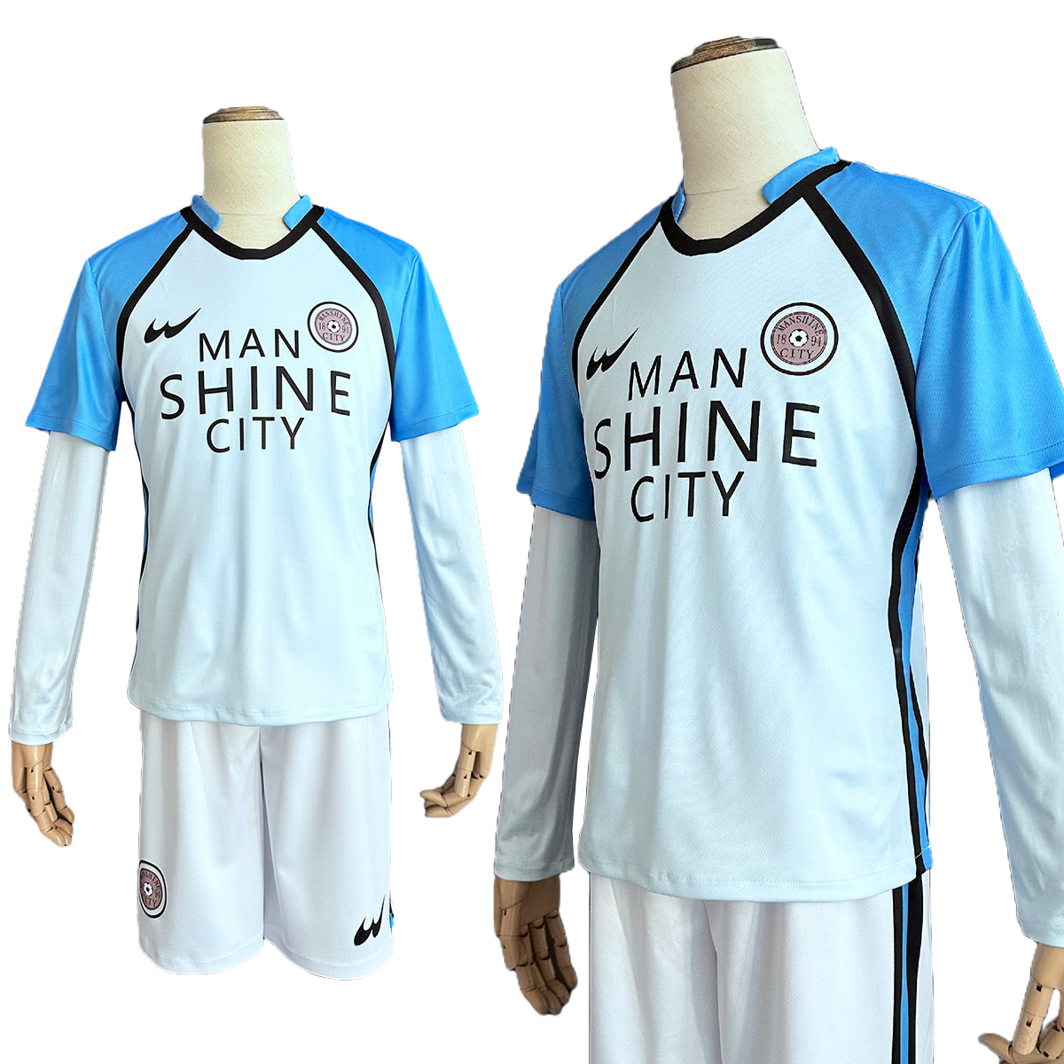 HOLOUN Blue Lock Anime No.11 Nagi Cosplay Costume Wig Man Shine City J ...