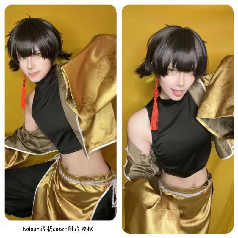HOLOUN Blue Lock Anime Bachira Cosplay China Costume Kung Fu Tang Suit ...